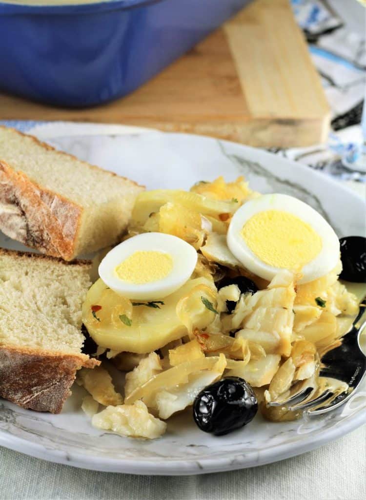 Portuguese Salt Cod and Potato Casserole - Mangia Bedda