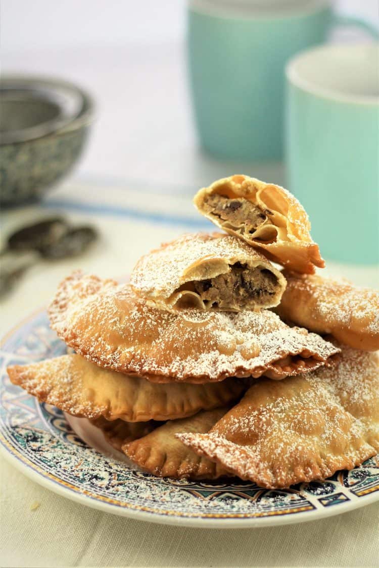 Cassatelle with Chickpea and Chocolate Filling - Mangia Bedda