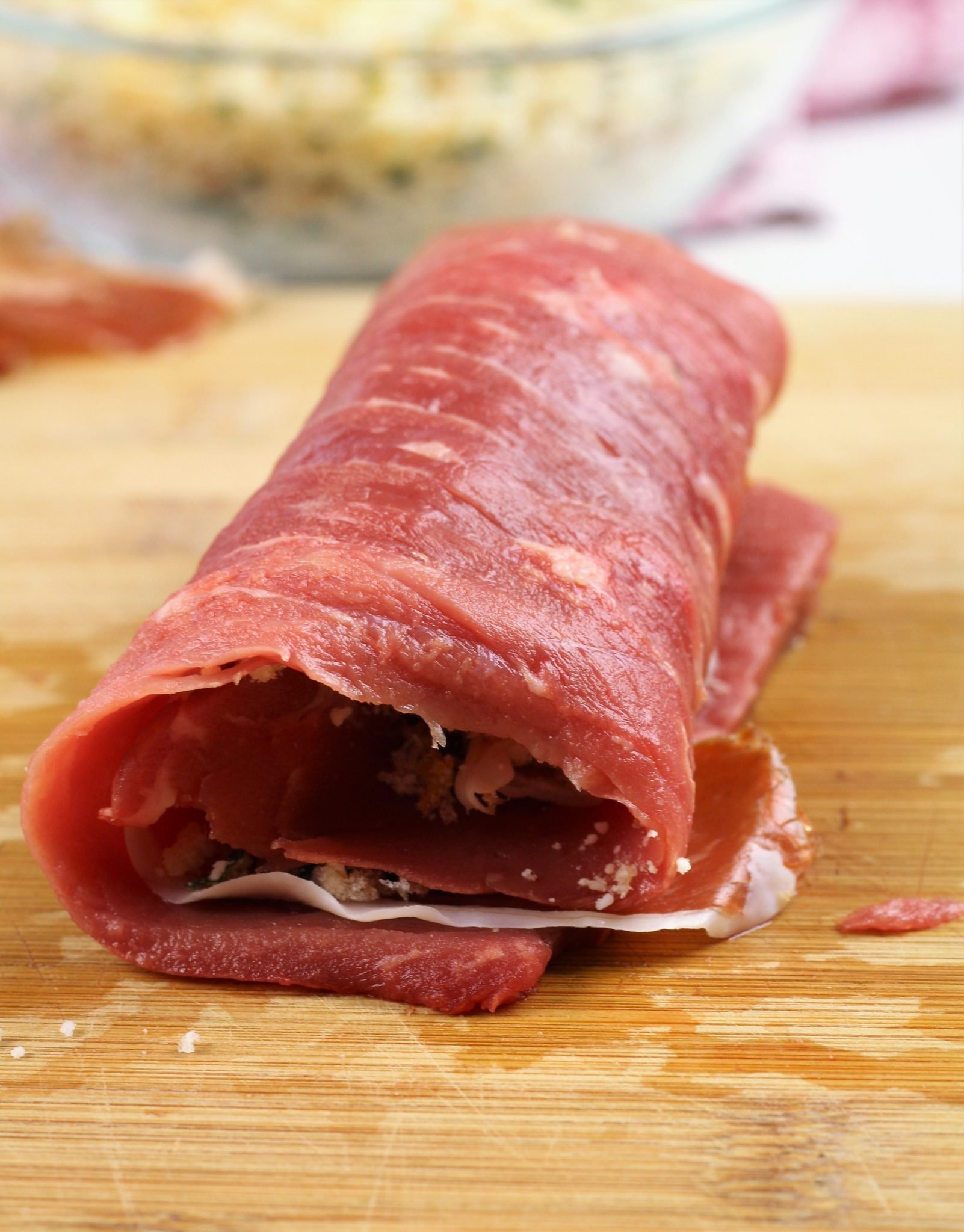 Sicilian Braciole with Prosciutto and Raisins - Mangia Bedda