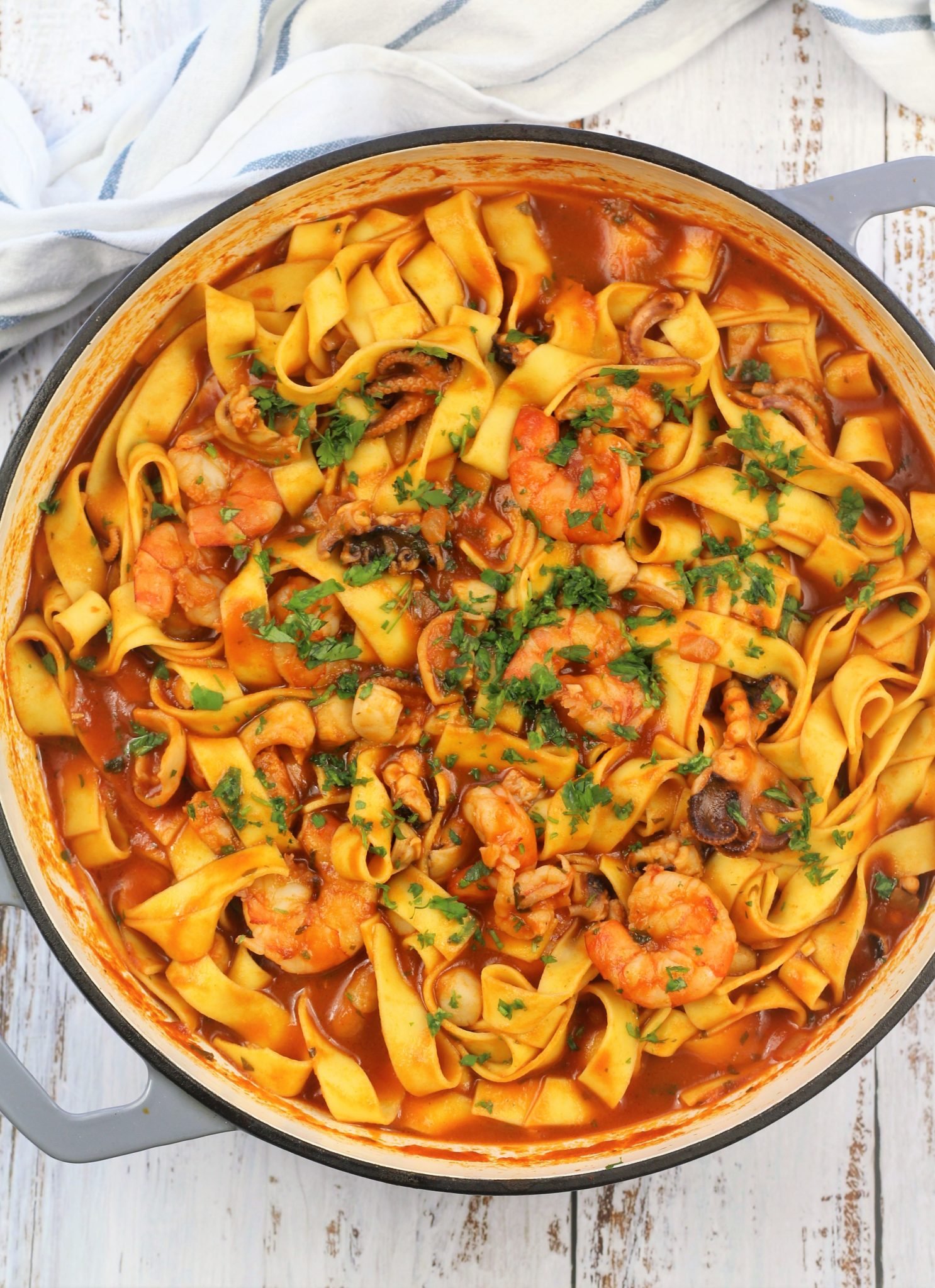 Italian Seafood Pasta - Mangia Bedda