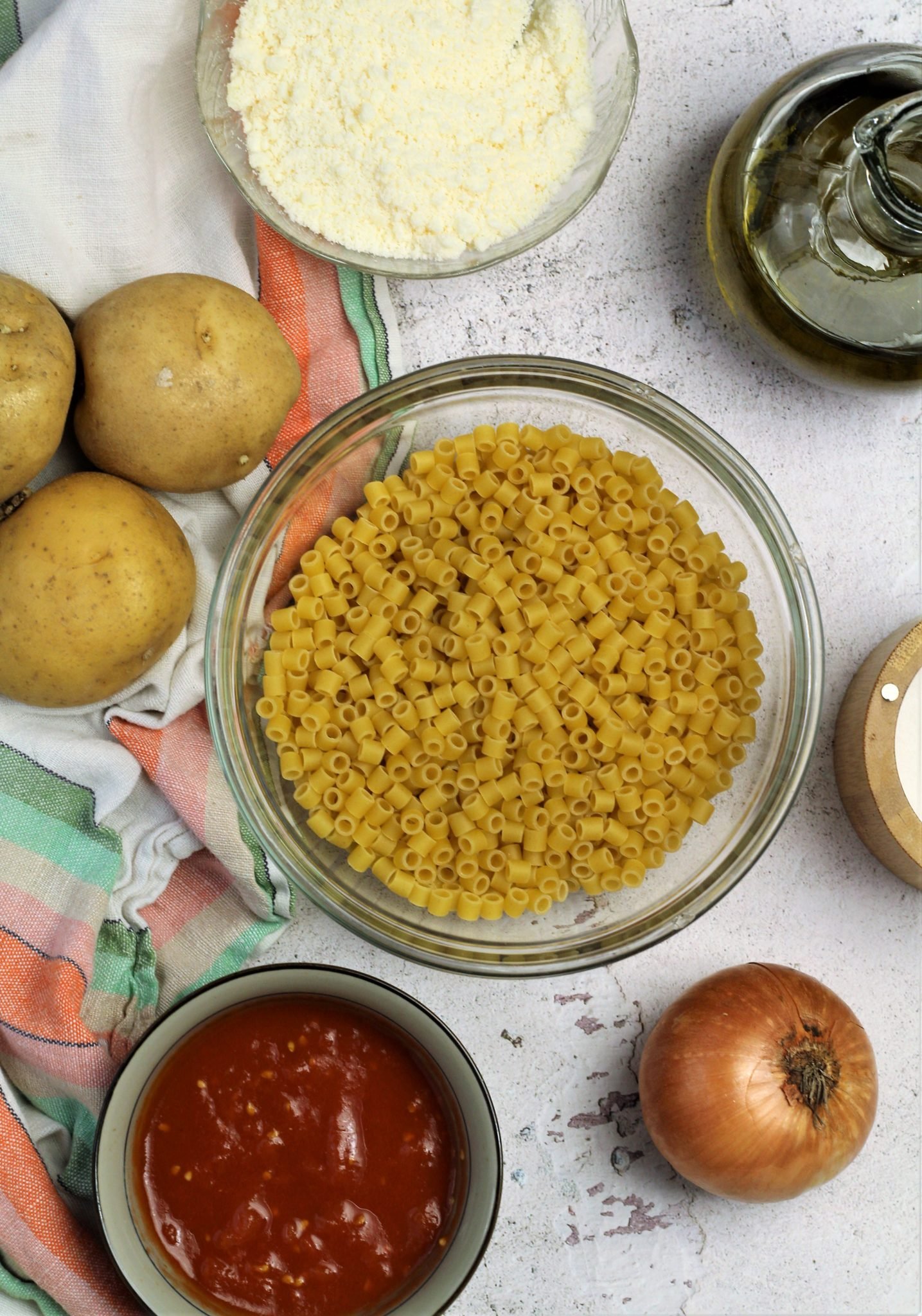Pasta with Potatoes (pasta e patate) - Mangia Bedda