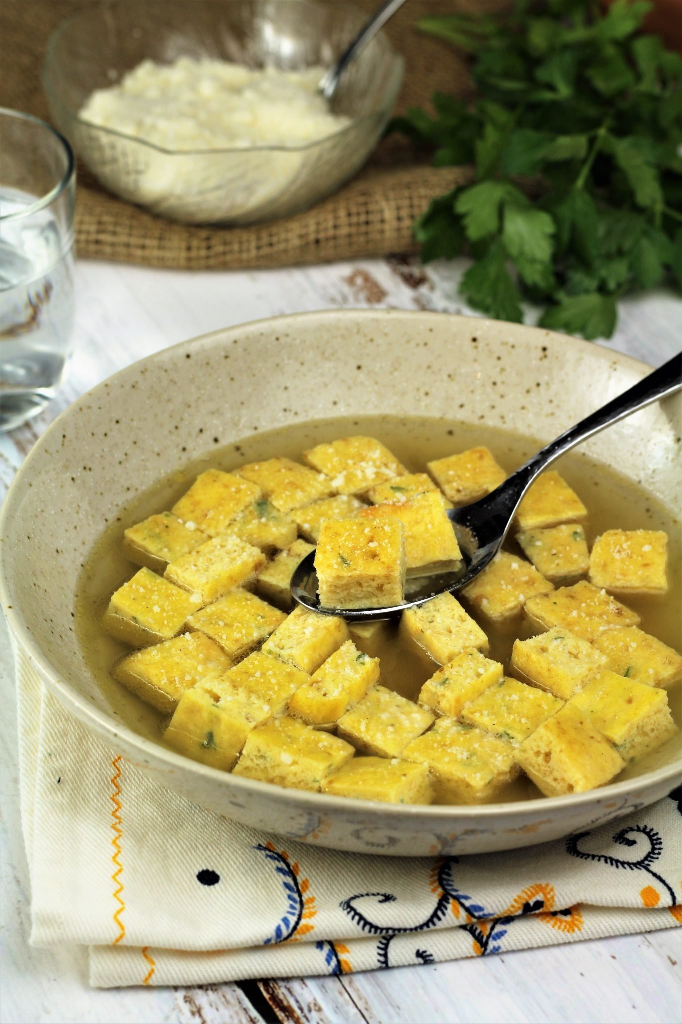 Zuppa Imperiale (Imperial Soup Recipe) - Mangia Bedda