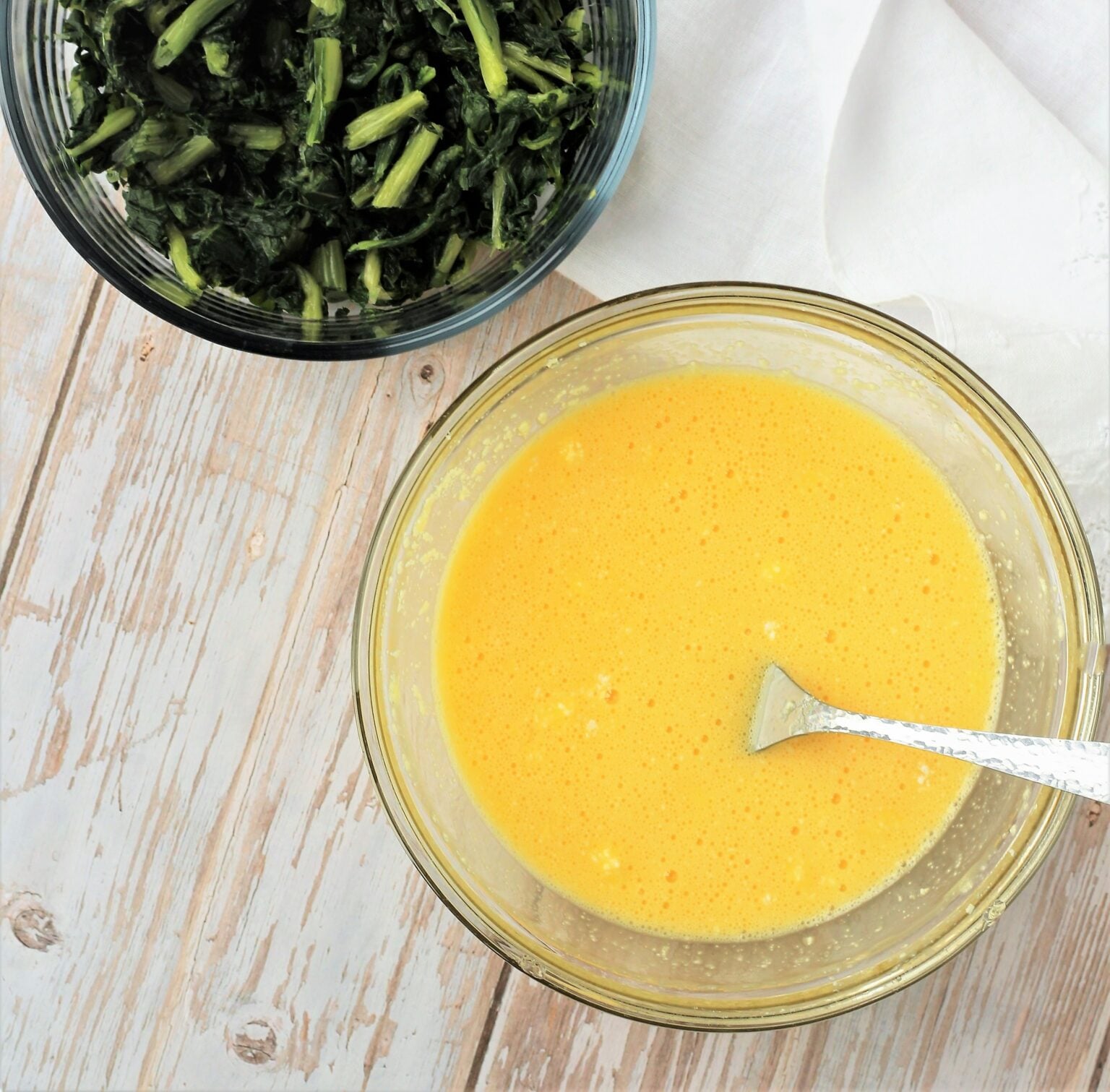 Italian Chicory, Cheese and Egg Soup - Mangia Bedda