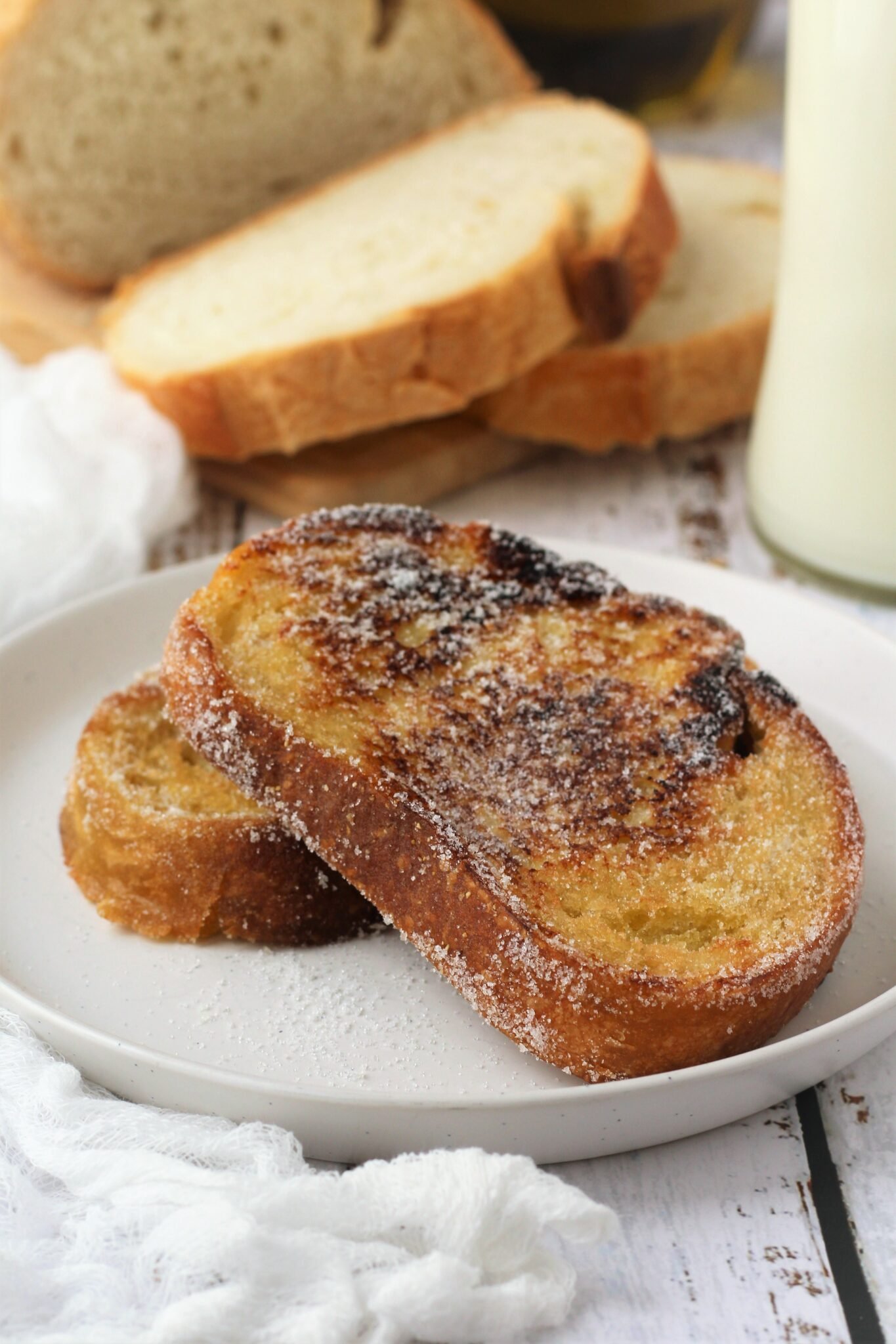 Fried Bread - sweet or savory (pane fritto) - Mangia Bedda