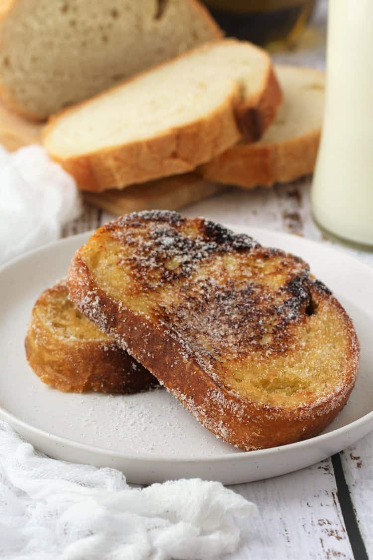 Fried Bread - sweet or savory (pane fritto) - Mangia Bedda