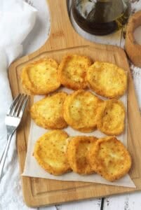 Fried Tuma Cheese Appetizer - Mangia Bedda
