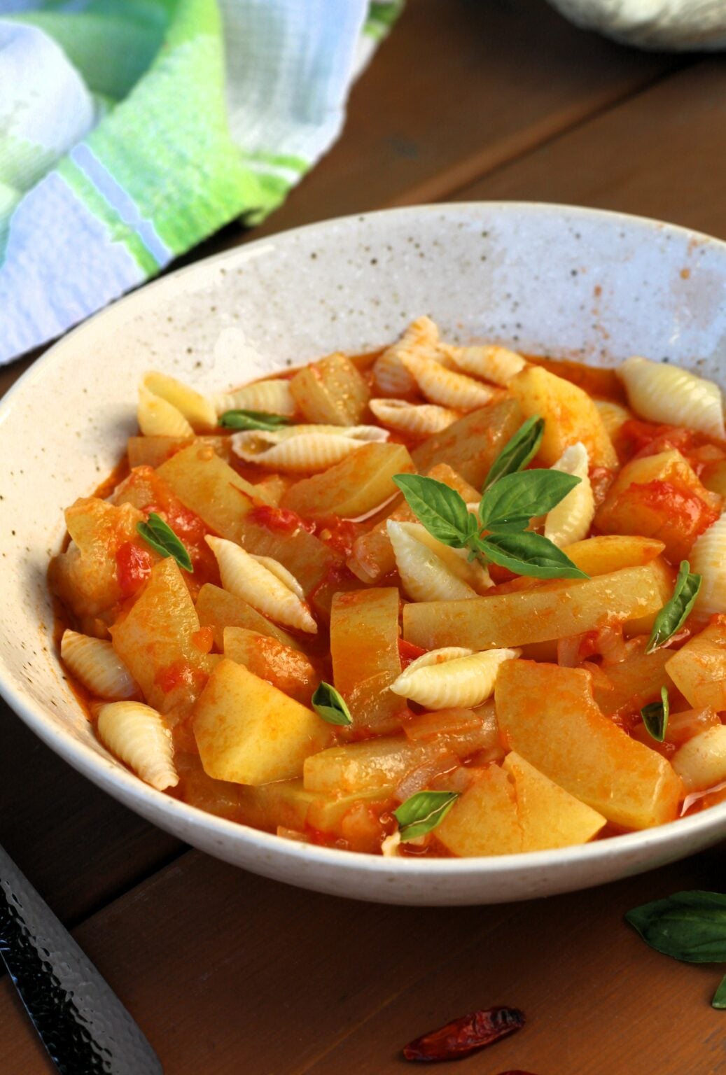 Sicilian Cucuzza with Pasta - Mangia Bedda