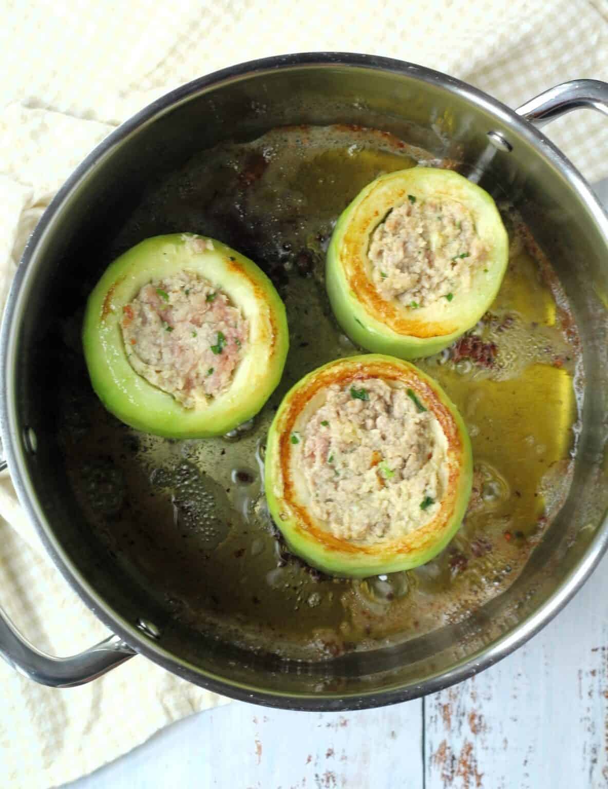 Stuffed Cucuzza Recipe - Mangia Bedda