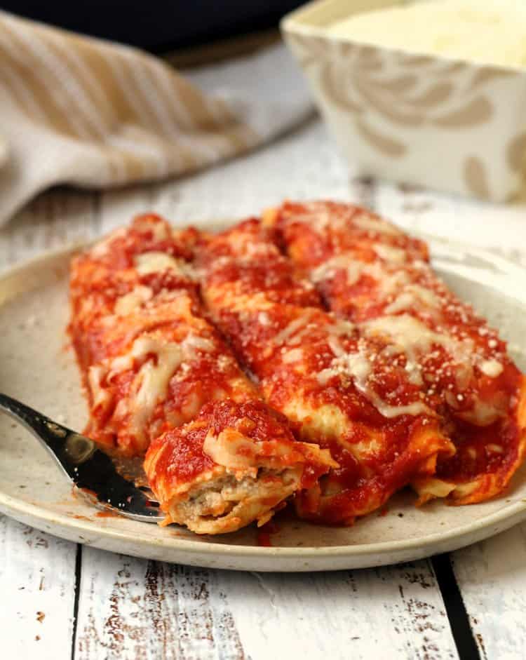 Italian Crepes (crespelle) with Meat Filling - Mangia Bedda